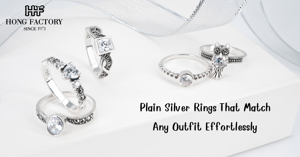 Plain Silver Rings That Match Any Outfit Effortlessly